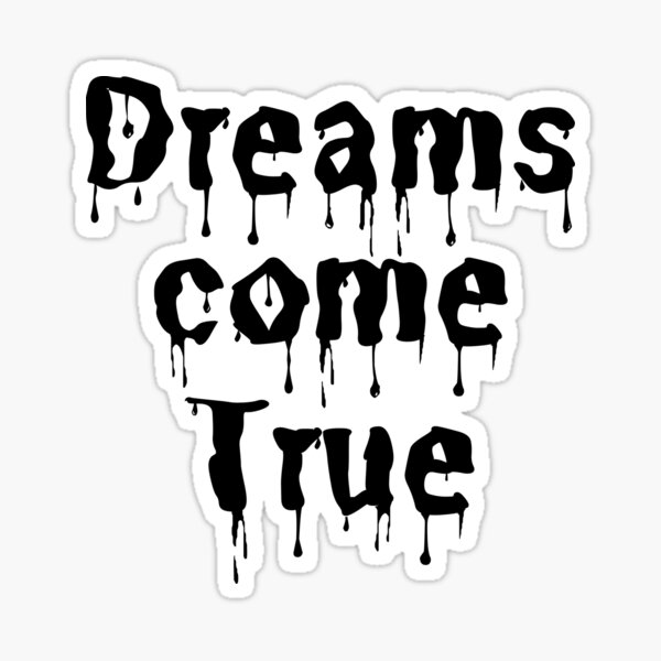 "Dreams Come True Bendy and the ink machine" Sticker by Texterous ...
