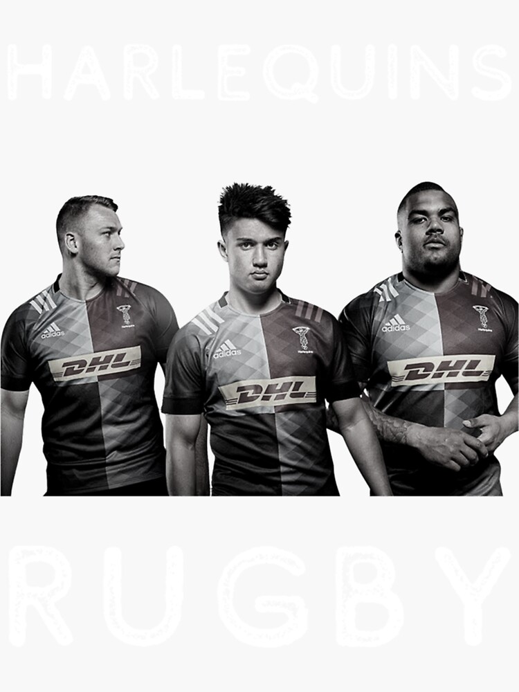 "Harlequins Rugby " Sticker by EnchantedcGB | Redbubble