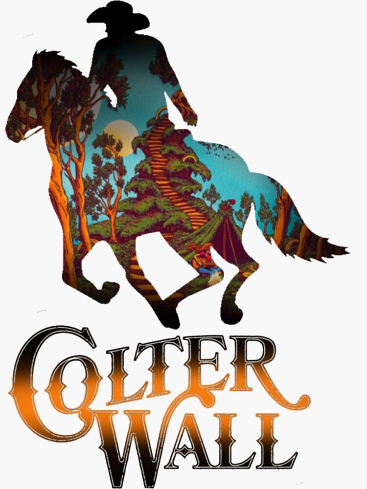 "COLTER WALL ALBUM 2022 ATINDEDEK3" Sticker by gelarobinson9 | Redbubble