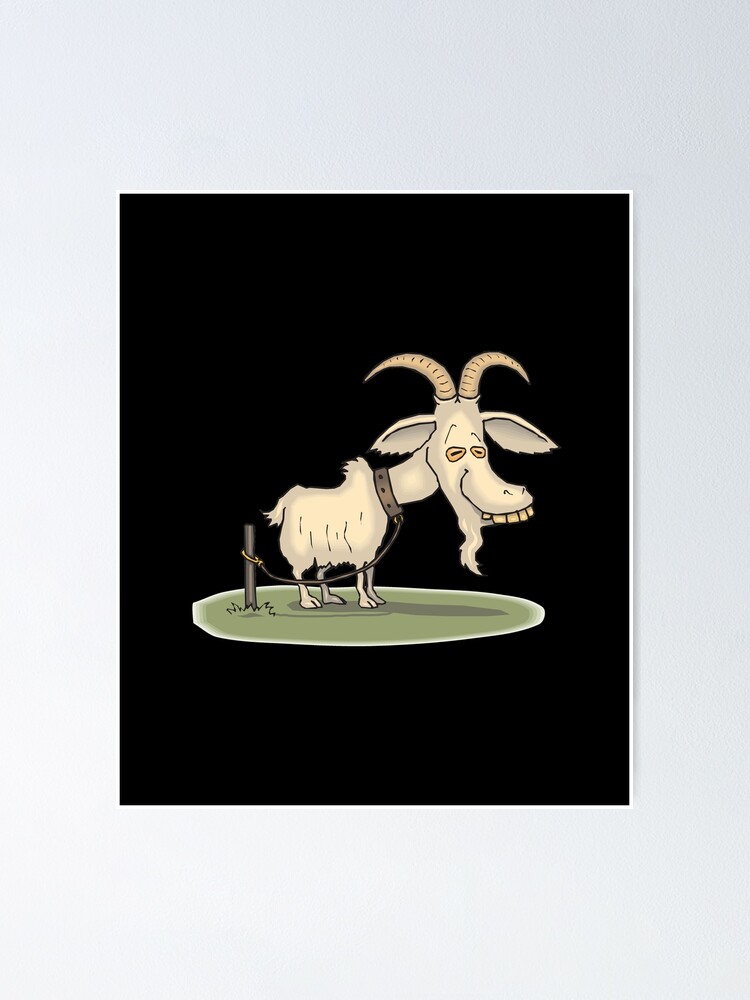 "cute old goat" Poster for Sale by MIKIO-0 | Redbubble