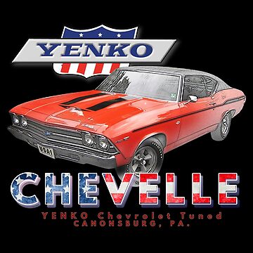 "Chevrolet Chevelle Yenko 427 Muscle Racecar" Sticker for Sale by ...