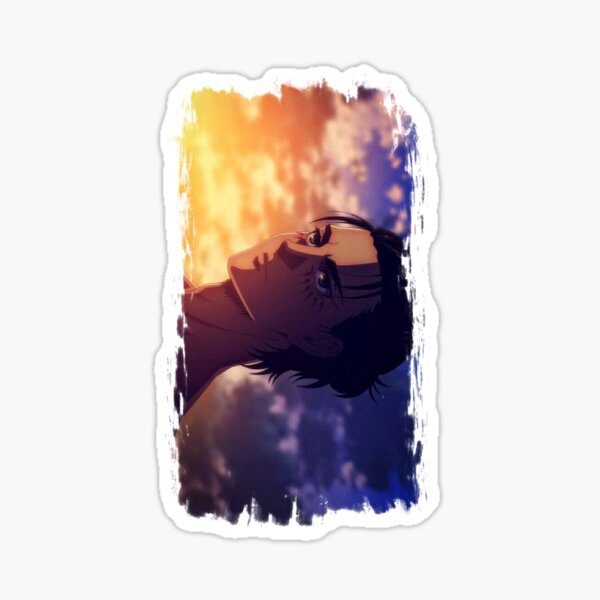 "Attack on titan eren yeager " Sticker for Sale by Globobombastico ...