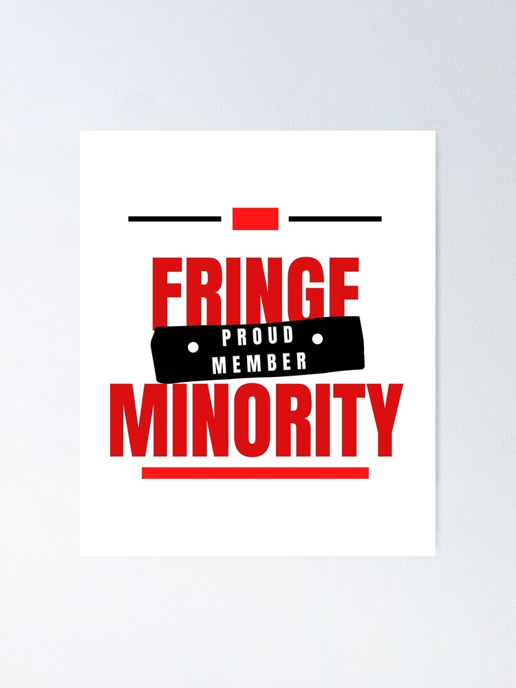 Póster «Orgulloso miembro de una pequeña minoría marginal con puntos de ...