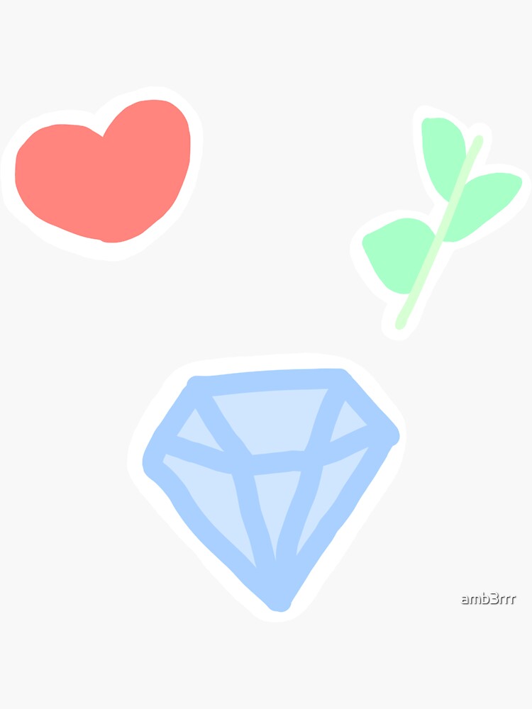 "basic sticker pack" Sticker by amb3rrr | Redbubble