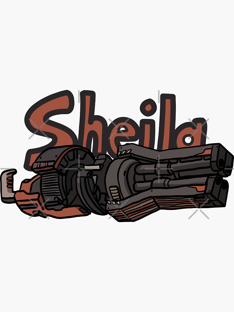 "Rampart Sheila Sticker" Sticker by FULCRUMstore | Redbubble