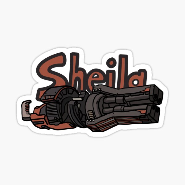 "Rampart Sheila Sticker" Sticker by FULCRUMstore | Redbubble