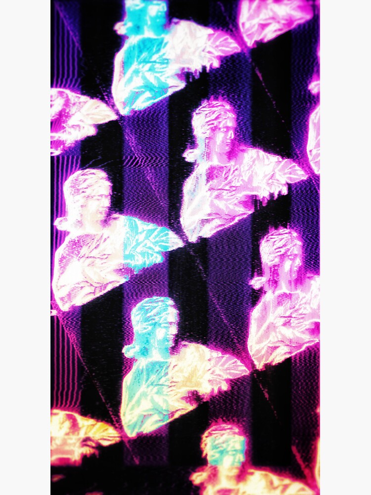 "Roman Glitch" Sticker by BelleInconnue | Redbubble