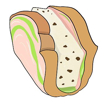 "Ice Cream Sandwich " Sticker for Sale by Brynn Hansen | Redbubble