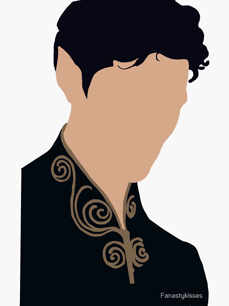 "Rhysand portrait " Sticker by Fanastykisses | Redbubble