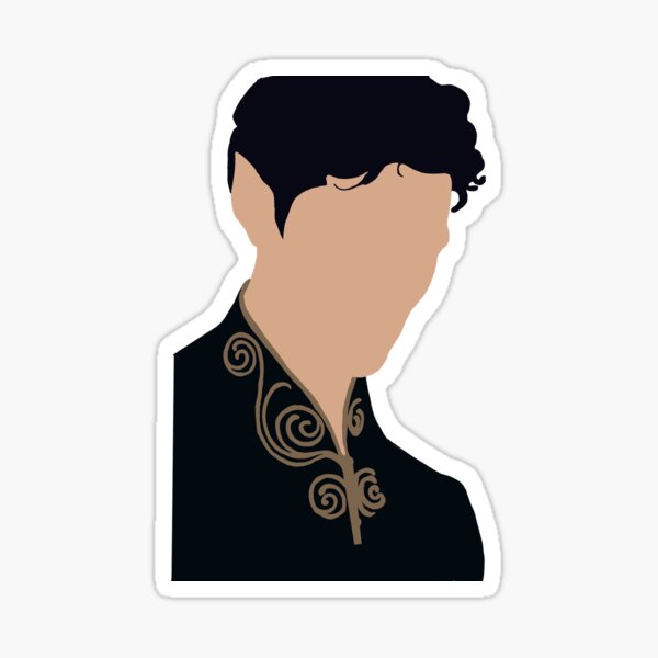 "Rhysand portrait " Sticker by Fanastykisses | Redbubble
