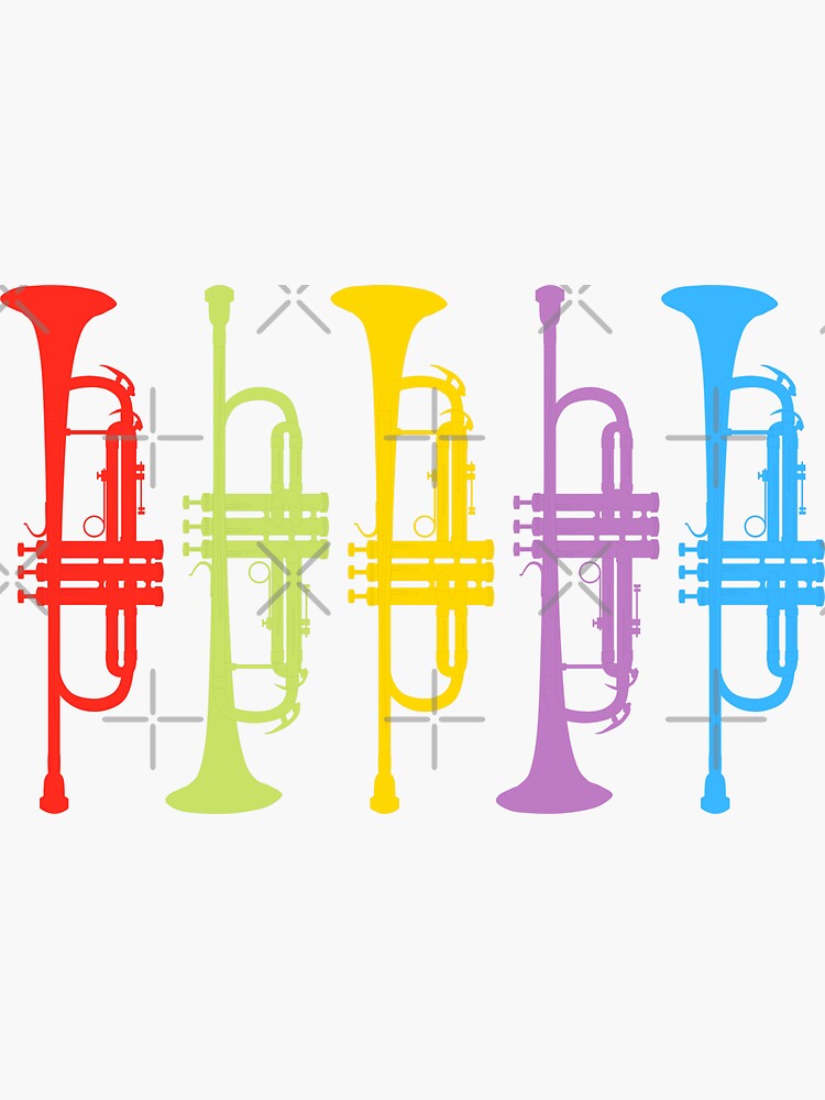 "Colourful Trumpet Art For Trumpet Players And Music Lovers - Trumpet ...