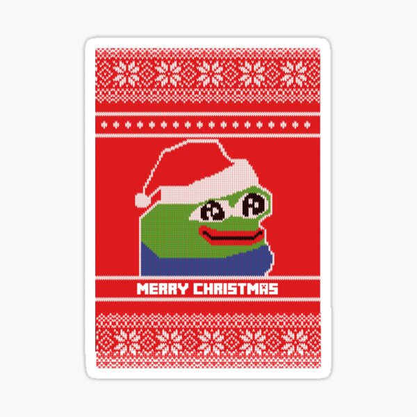"Christmas Peepo" Sticker by Minape | Redbubble