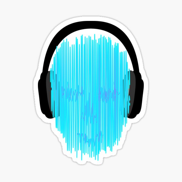 "Feel the Beat be the Beat" Sticker by G3n3r1cD3s1gn3r | Redbubble