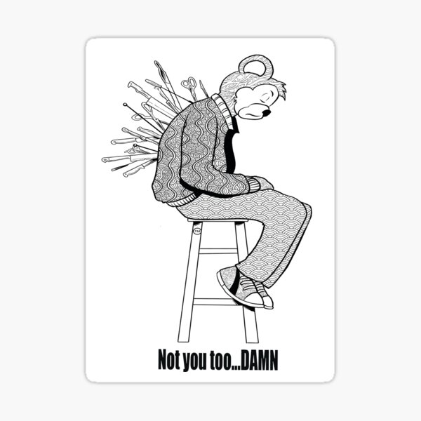 "Trust Issues" Sticker by SEERAttire | Redbubble