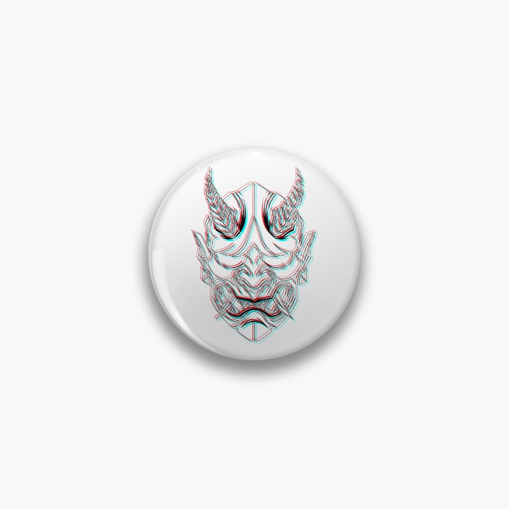 "Oni Mask" Sticker for Sale by The-Art-Lab | Redbubble