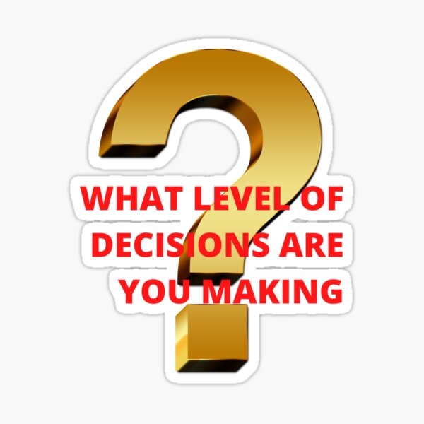 "Decision making" Sticker by Sugar2104 | Redbubble
