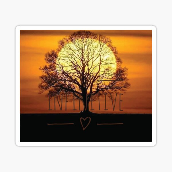 "The infinitive" Sticker by Exclusiveaanyaa | Redbubble