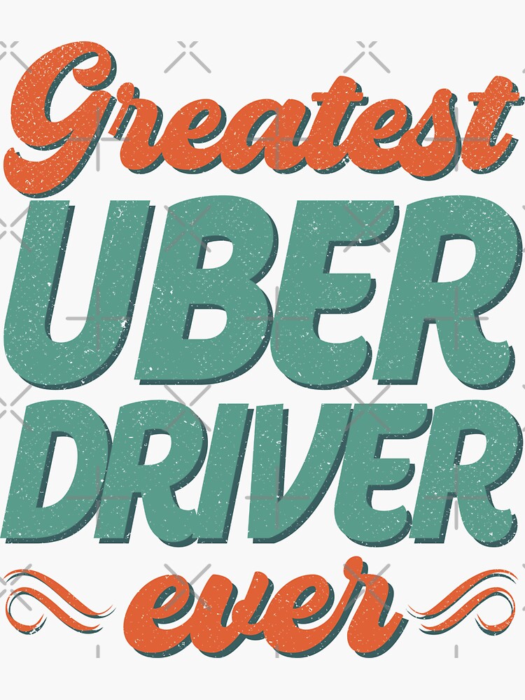 "Uber Driver" Sticker by RetroSentio | Redbubble