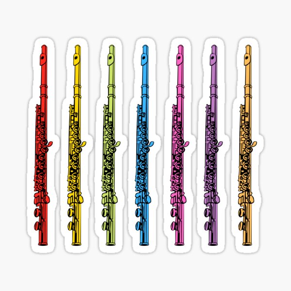 "Colourful Flute Art For Flute Players And Music Lovers - Flute Art ...