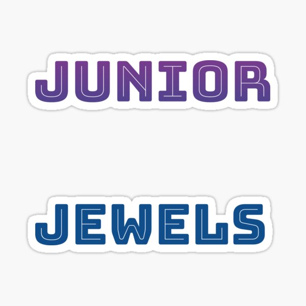 "junior jewels" Sticker by DaHYInspire | Redbubble
