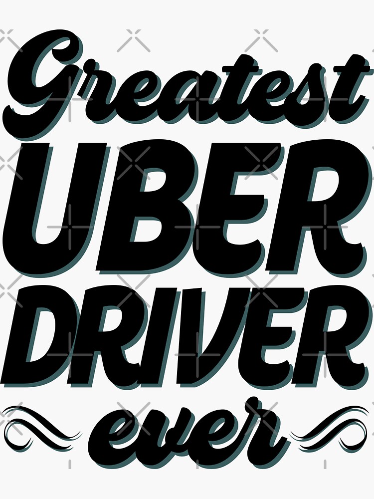 "Uber Driver" Sticker by RetroSentio | Redbubble