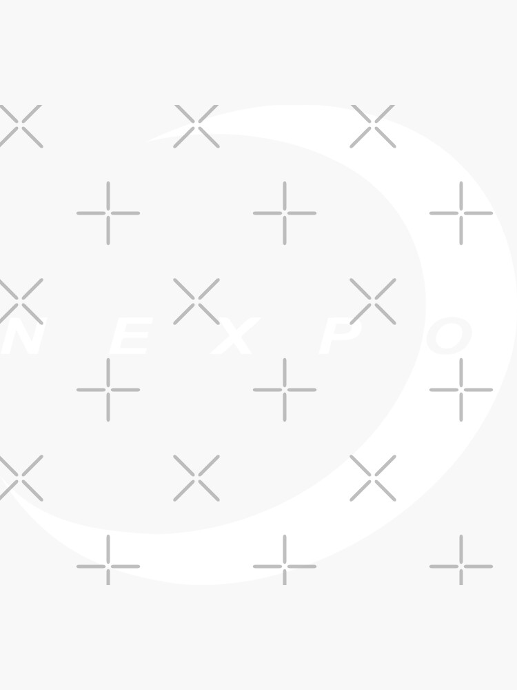 "Nexpo Merch Nexpo Logo" Sticker by Rainko | Redbubble
