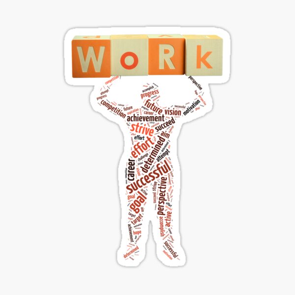 "wordle 2" Sticker by Happy-Child | Redbubble