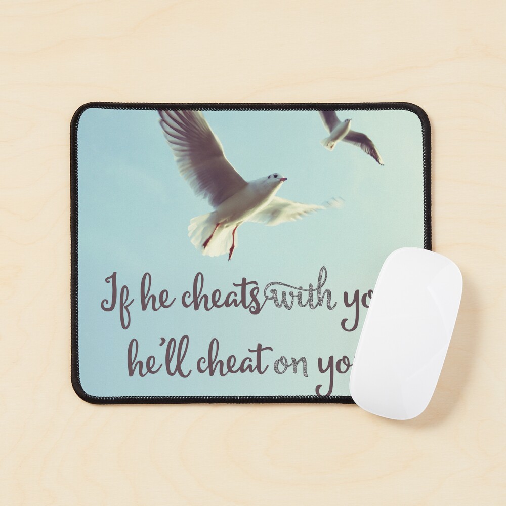 "The Cheater, Cheating Man words of wisdom, quote " Greeting Card for ...