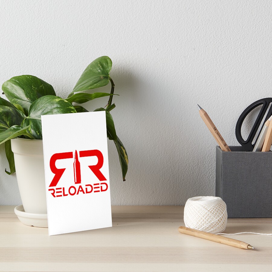"Reloaded Merch Reloaded Logo" Art Board Print by Rainko | Redbubble