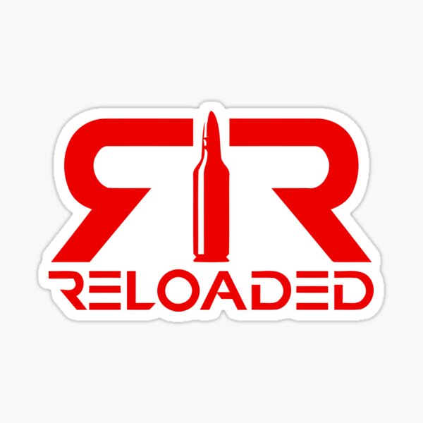 "Reloaded Merch Reloaded Logo" Sticker by Rainko | Redbubble