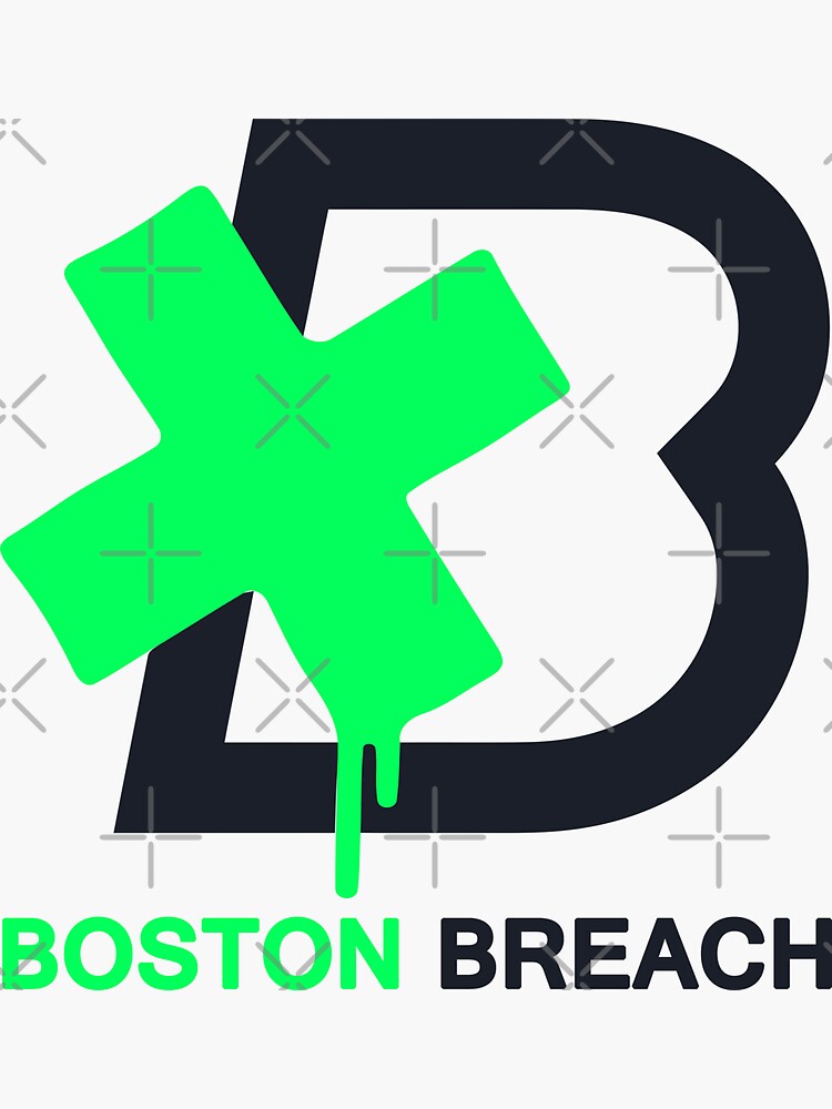 "Boston Breach Merch Logo" Sticker for Sale by Rainko | Redbubble
