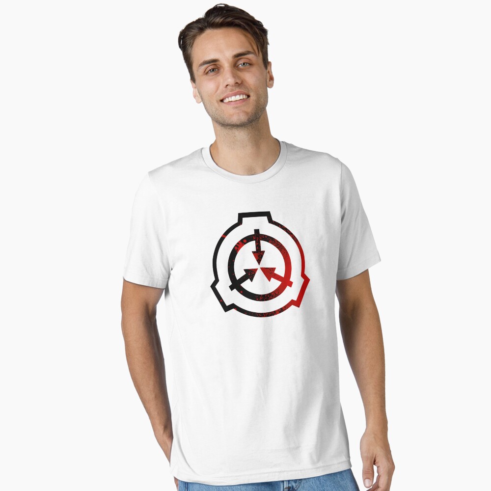 "SCP Foundation Blood Spattered Logo (Black)" Sticker for Sale by ...