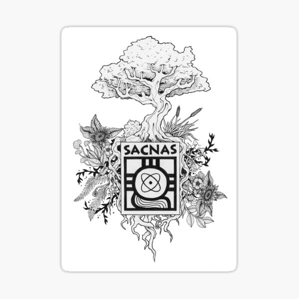 "SACNAS" Sticker for Sale by VolatileWolf | Redbubble