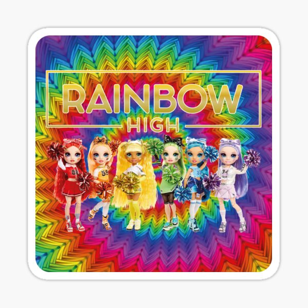 "Rainbow High Dolls Characters" Sticker for Sale by ArtLimitless ...