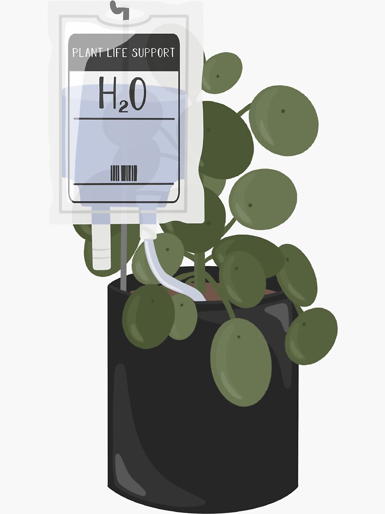 "Plant Life Support" Sticker for Sale by sproutgraphics | Redbubble