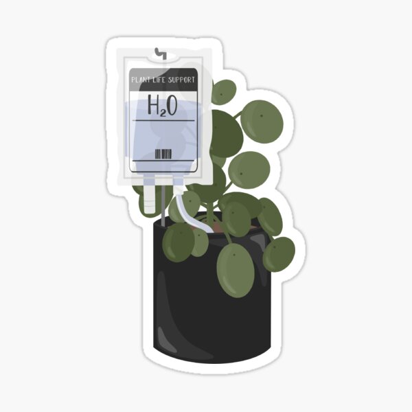 "Plant Life Support" Sticker for Sale by sproutgraphics | Redbubble