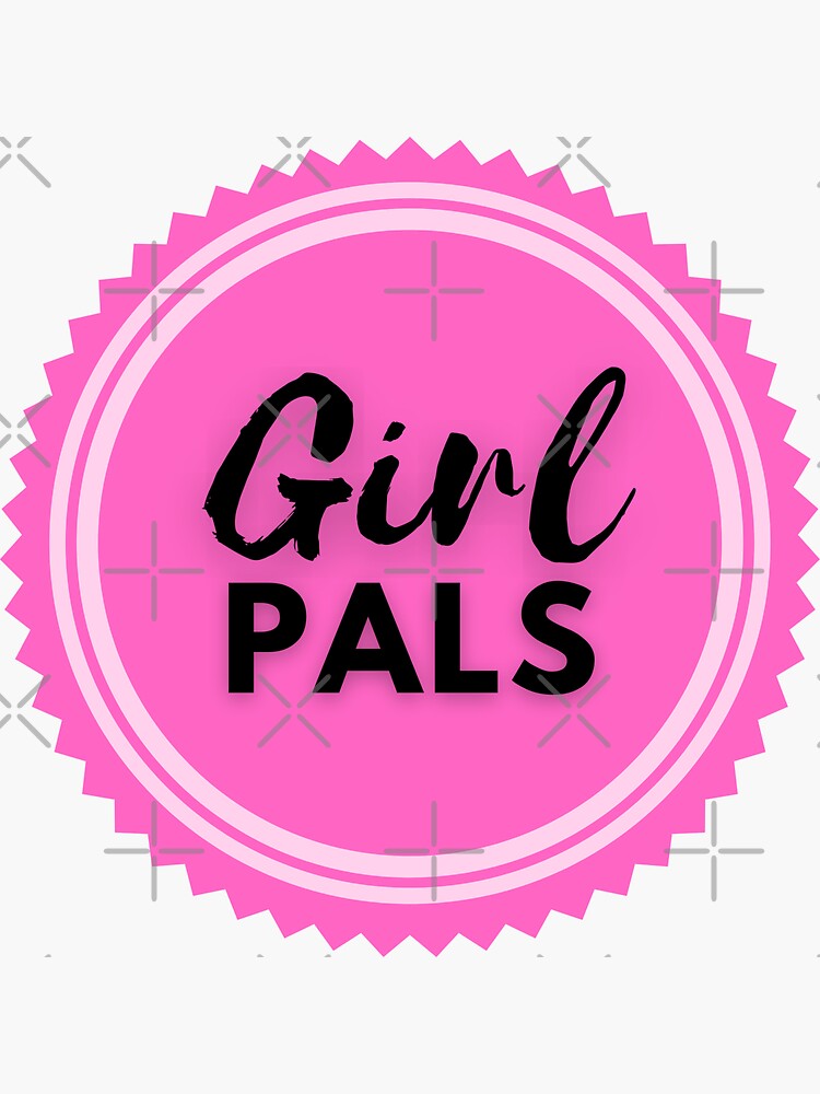 "Girl Pals" Sticker for Sale by Texterous | Redbubble