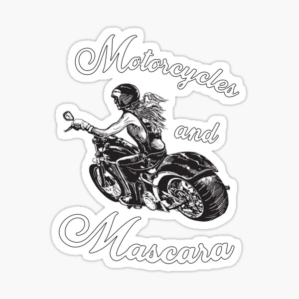 "Motorcycles And Mascara Biking gift for riders Moto Cross Motorcross ...