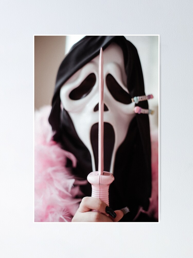 "ghostface by sarah smile" Poster for Sale by sarahsmilephoto | Redbubble