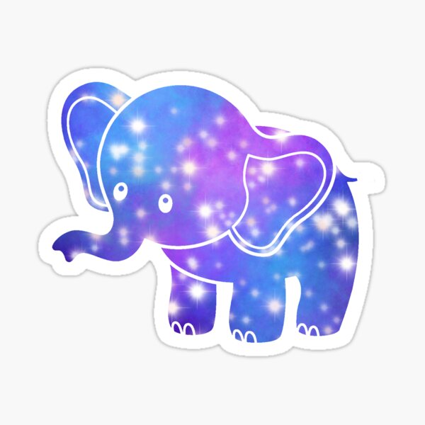 "Cosmic Elephant " Sticker for Sale by TheRealNeel | Redbubble