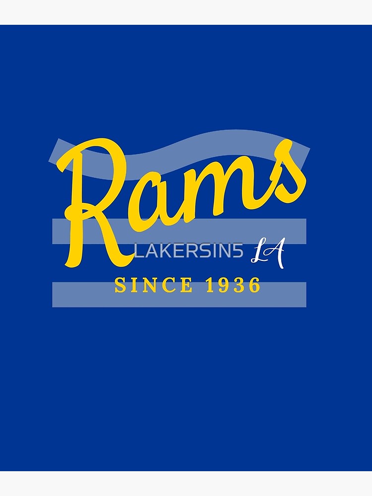 "Yellow and Black Vintage Rams Logo Established Since 1936 ...
