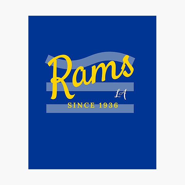 "Yellow and Black Vintage Rams Logo Established Since 1936 ...