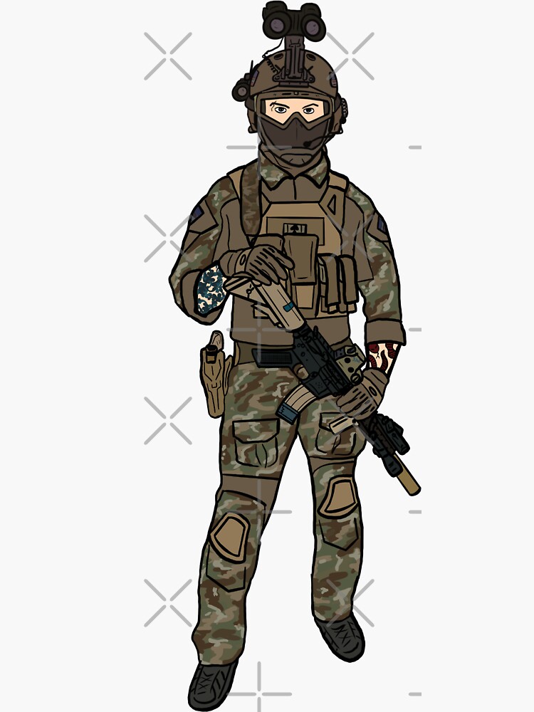 "Multicam NVG Operator Sticker " Sticker by Thorpeyy | Redbubble
