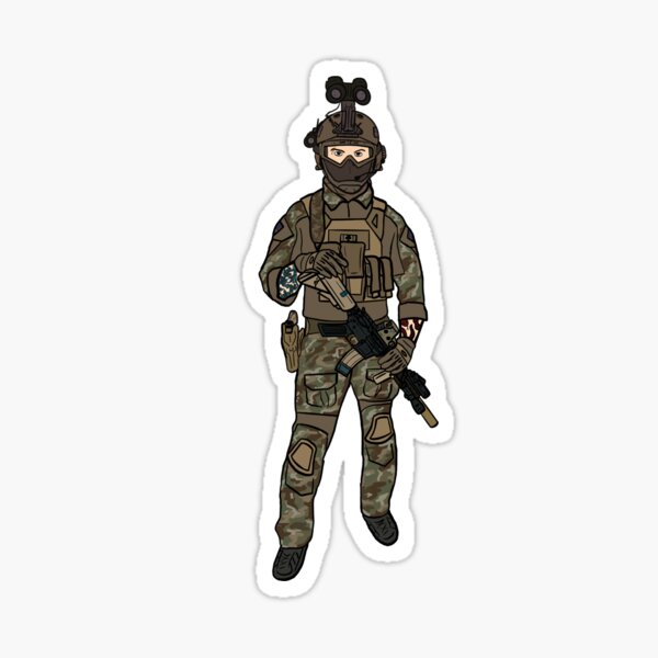 "Multicam NVG Operator Sticker " Sticker by Thorpeyy | Redbubble