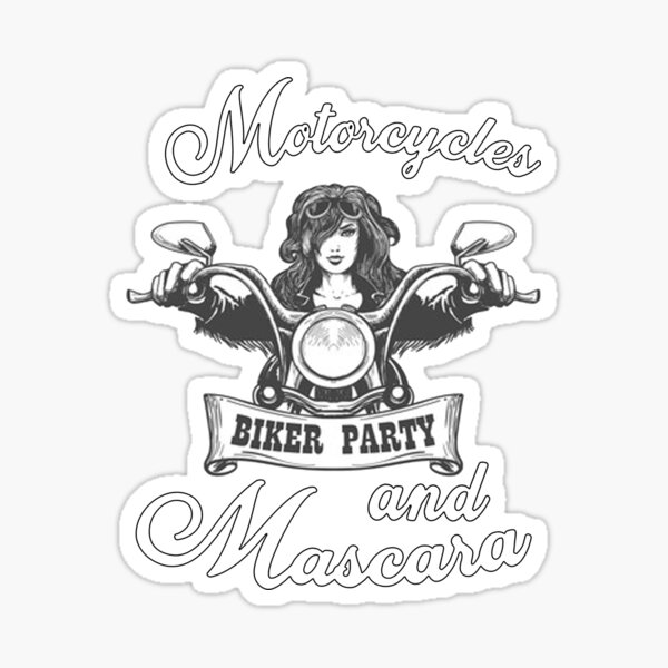 "bikergirl Motorcycles And Mascara Biking gift for riders Moto Cross ...
