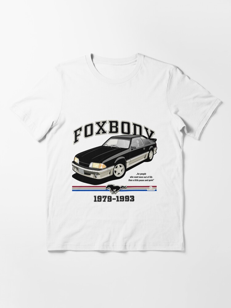 "Foxbody - Black" T-shirt for Sale by vectoride | Redbubble | ford t ...