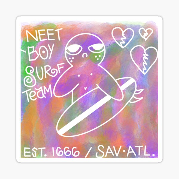 "NBST" Sticker by mwzrs | Redbubble
