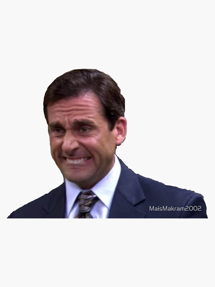 "the office meme sticker " Sticker for Sale by MaisMakram2002 | Redbubble