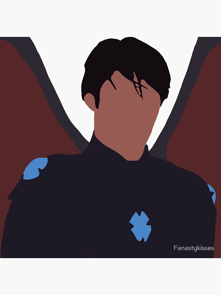 "Azriel portrait " Sticker for Sale by Fanastykisses | Redbubble