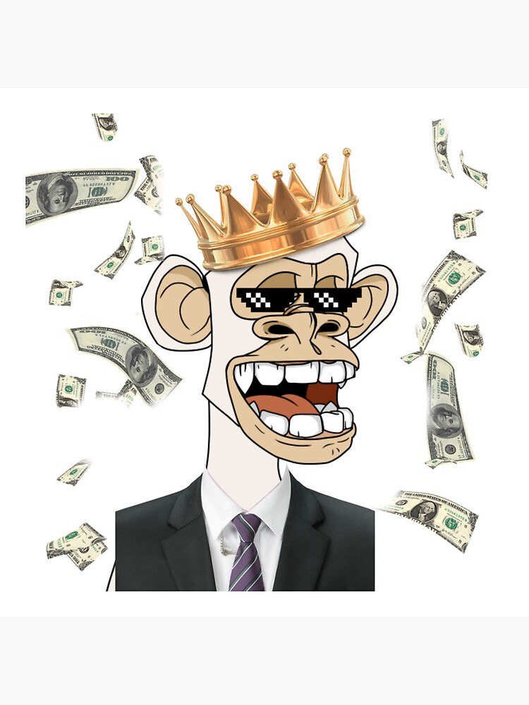 "NFT MAN money rich " Poster for Sale by ah18f | Redbubble